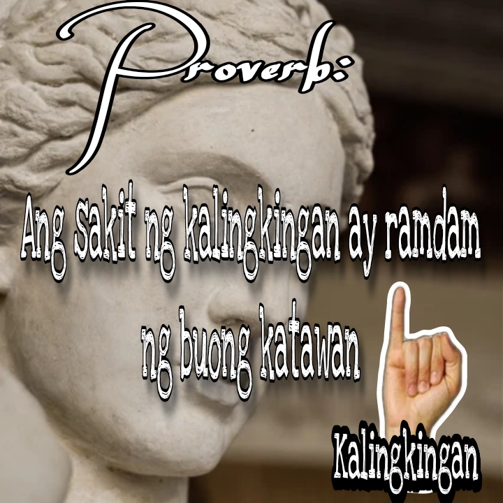 Ang Sakit ng Kalingkingan ay ramdam ng buong katawan – Oral Literature.com